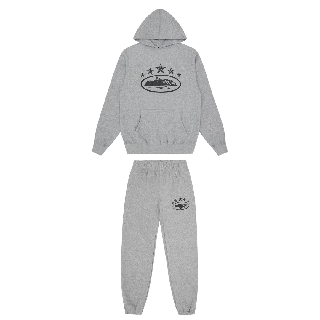 5 Starz Grey Tracksuit - MALABLACK
