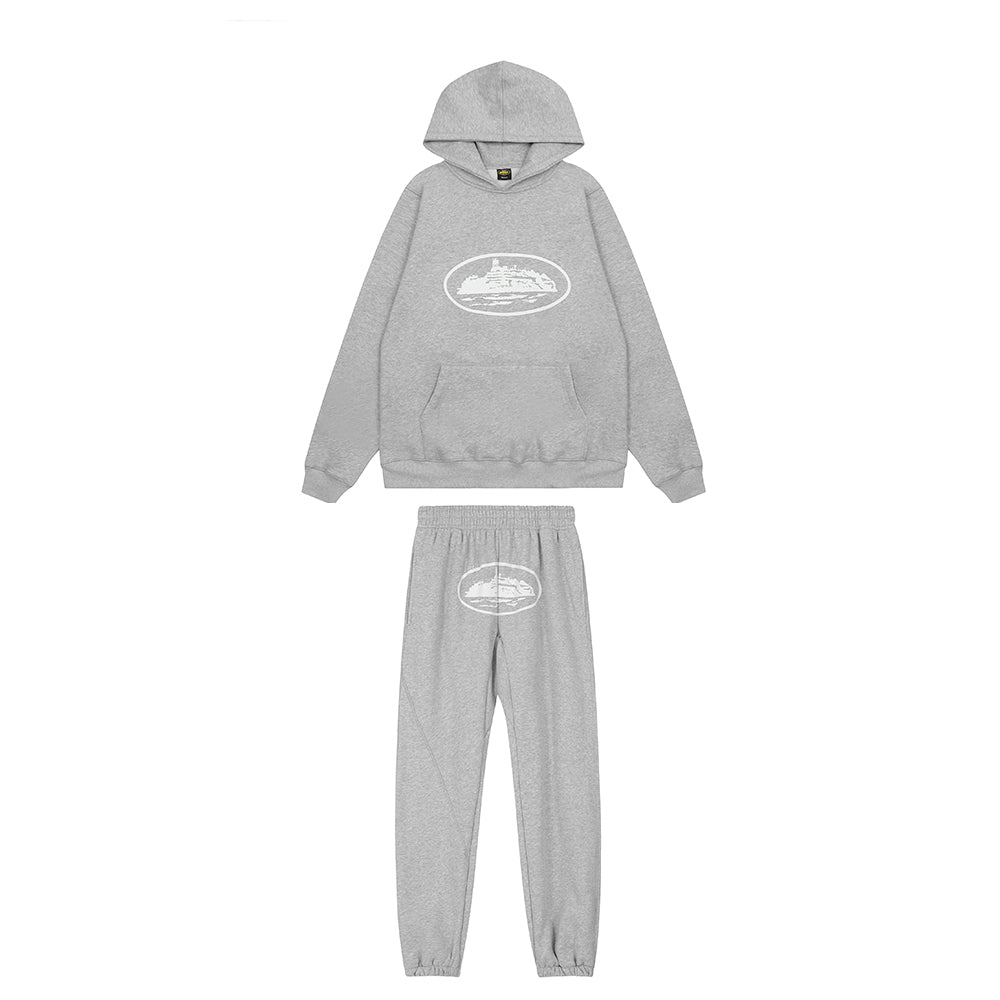 Alcatraz Grey Tracksuit - MALABLACK