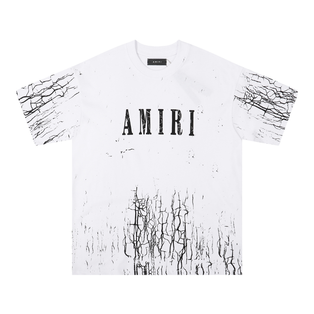 Amiri Paint Splatter T-shirt - MALABLACK