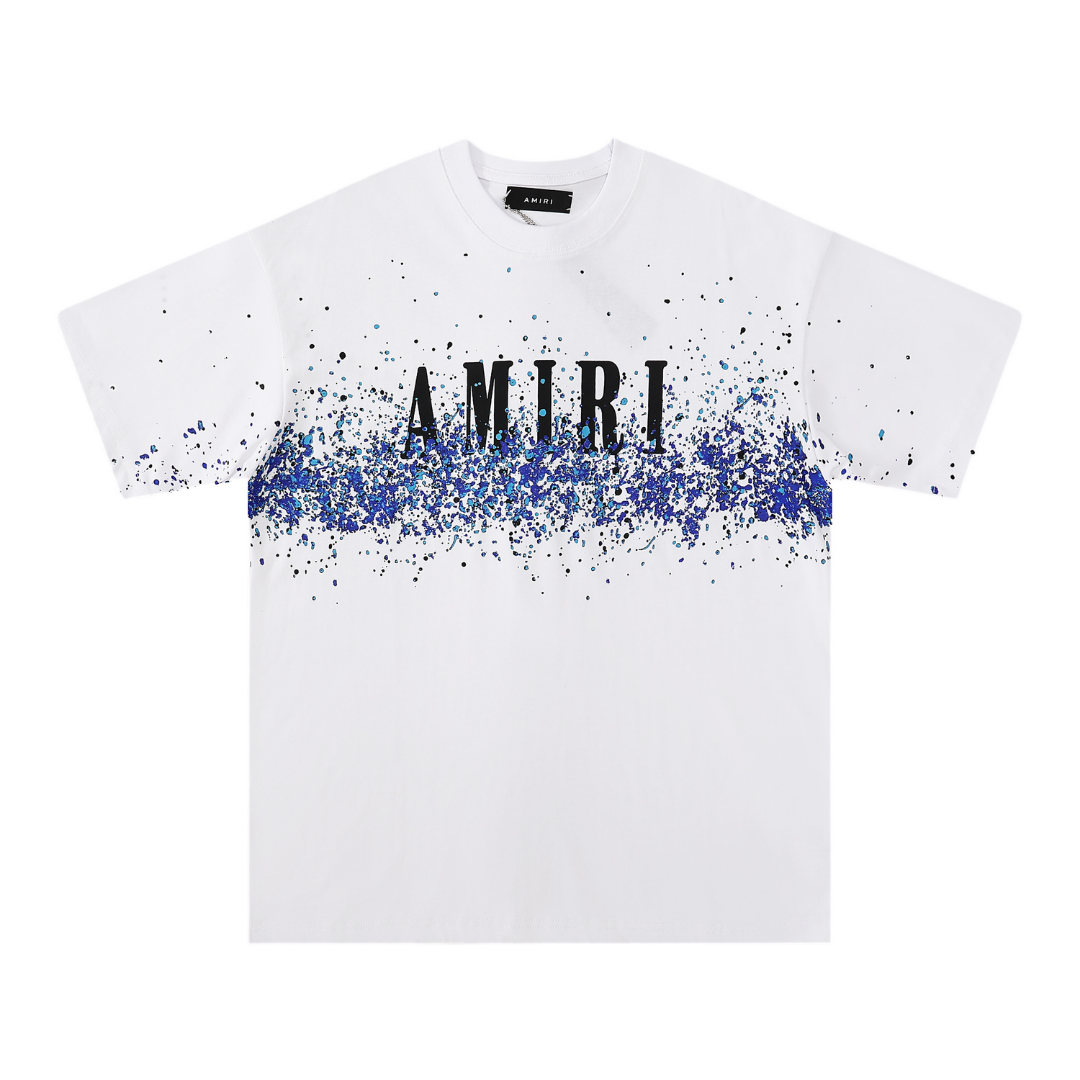 Amiri Paint Splatter T-shirt - MALABLACK