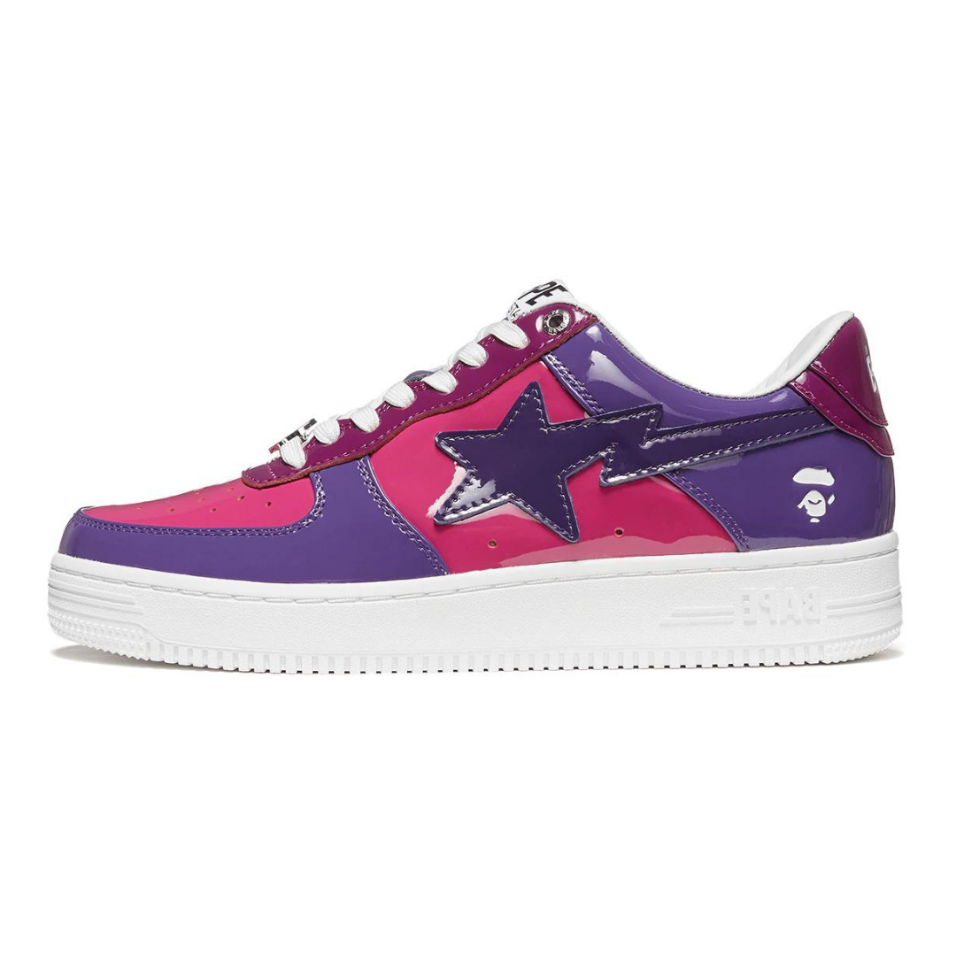Bape Bapesta Purple Pink - MALABLACK