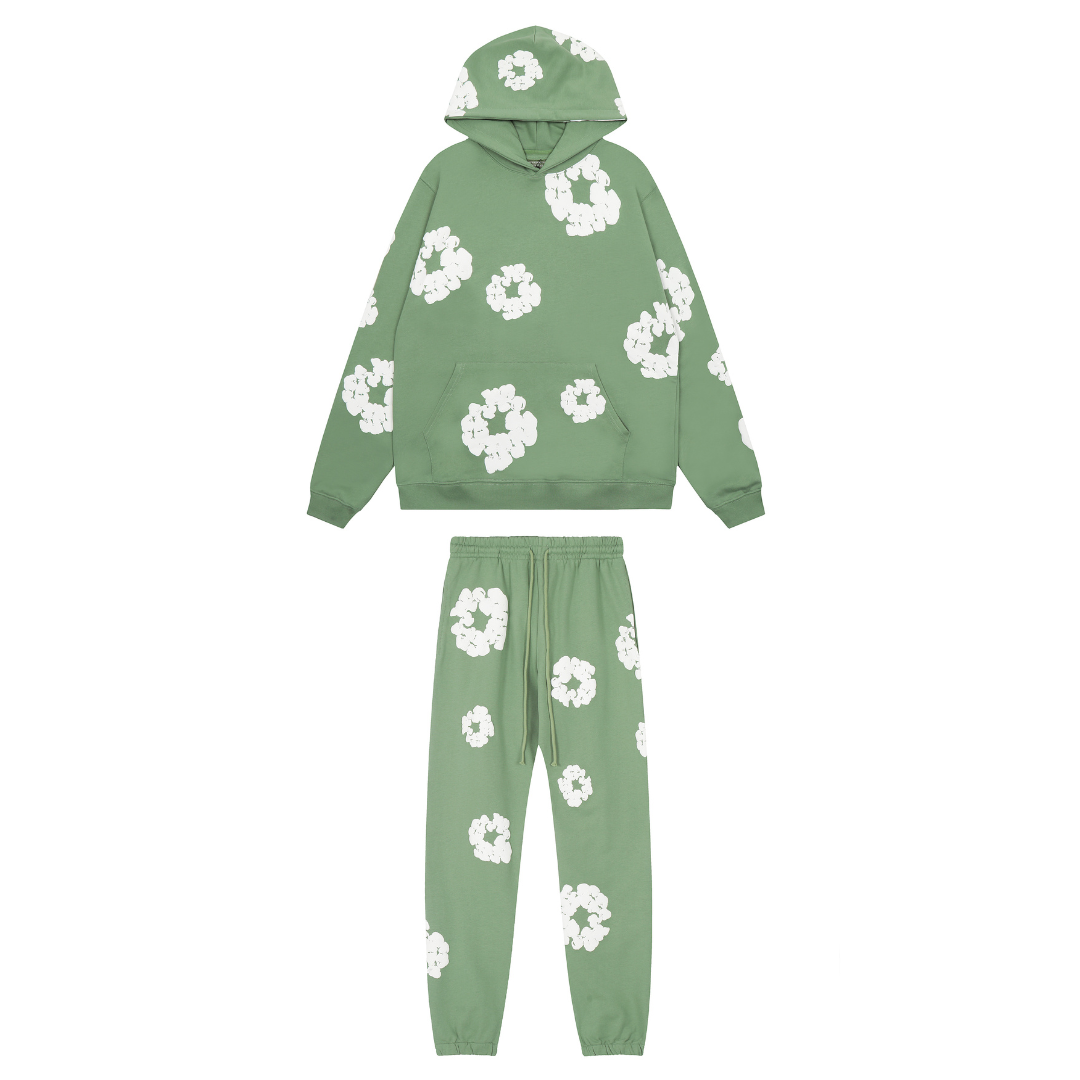 Denim Trs Green Tracksuit - MALABLACK