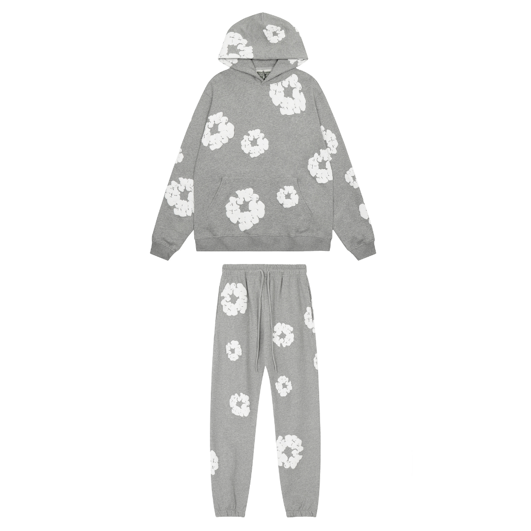 Denim Trs Grey Tracksuit - MALABLACK