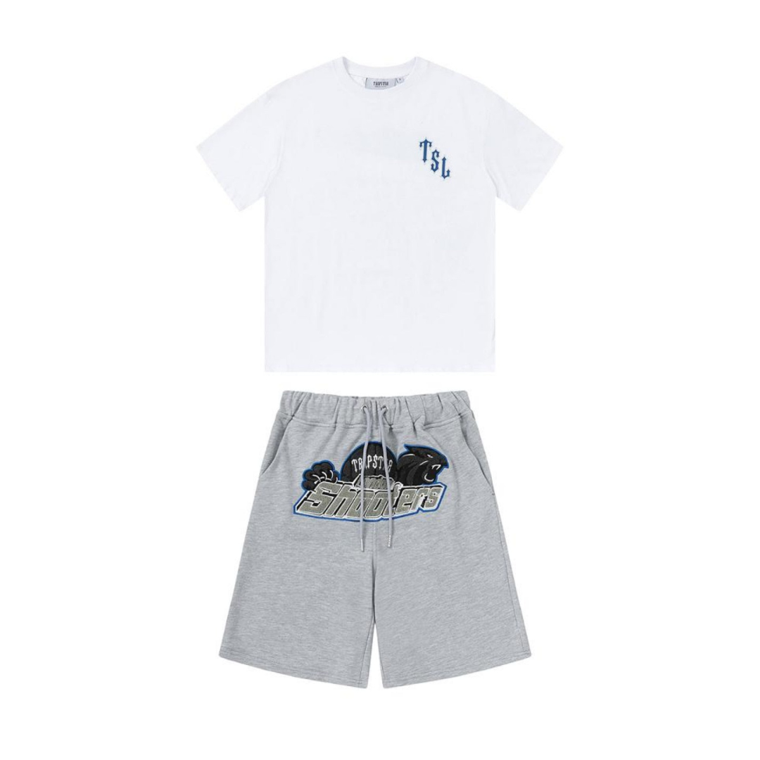London Shooters White Short Set - MALABLACK